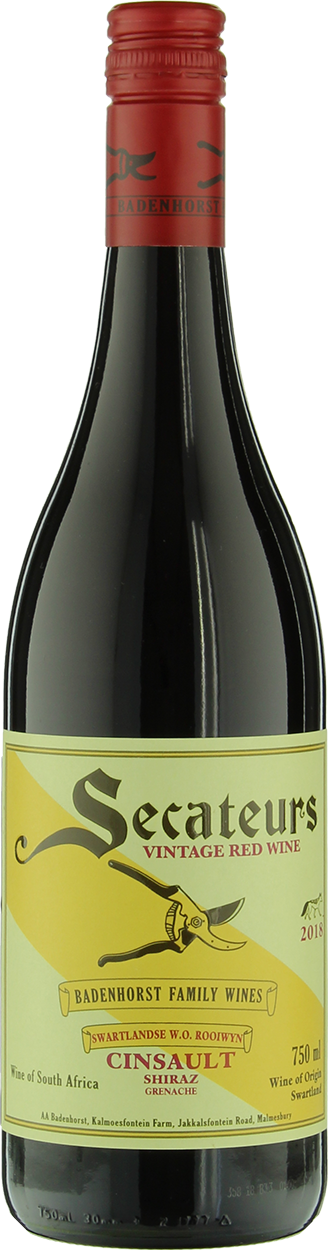 Вино Badenhorst, Secateurs, Red Blend, Swartland, 2019 купить вино в ...