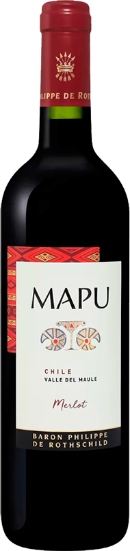 Вино Baron Philippe de Rothschild, Mapu, Merlot, Maule Valley, 2019 ...