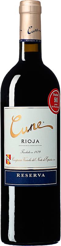 Вино Cune, Reserva, Rioja, 2017 купить вино в Москве, цена 3035 рублей ...
