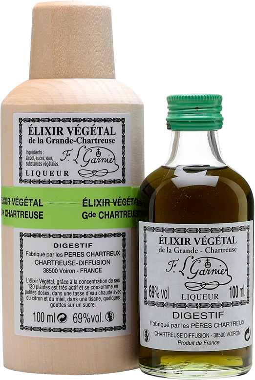 Ликер Chartreuse, Elixir Vegetal de la Grande Chartreuse, in tube, 0.1 ...