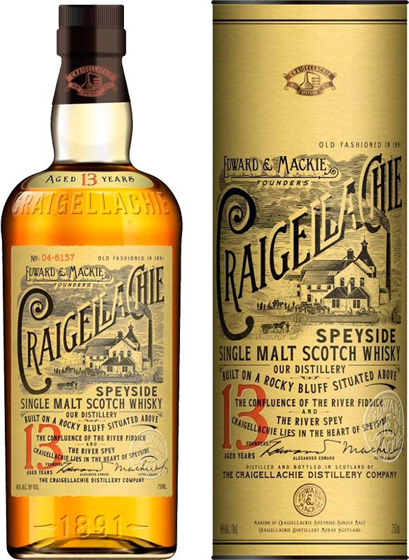 Виски Craigellachie 13 Years Old, in tube, 0.7 л. купить Крейгелахи 13 ...