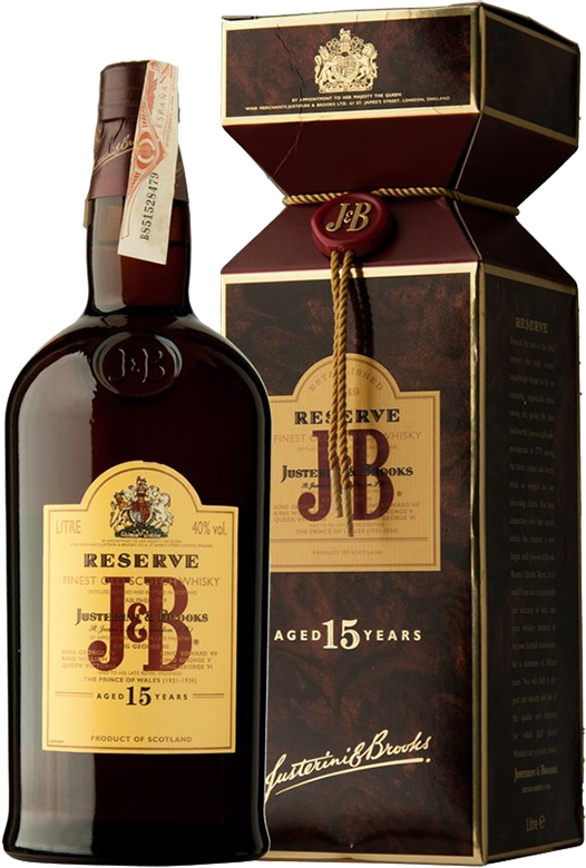 Виски J&B Reserve, 15 Years Old, in gift box, 0.7 л. купить Джей & Би ...