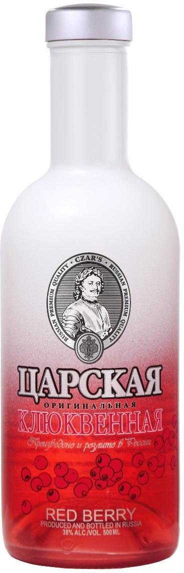 Водка Царская, Оригинальная, Клюквенная (Красные ягоды), 0.5 л. купить ...