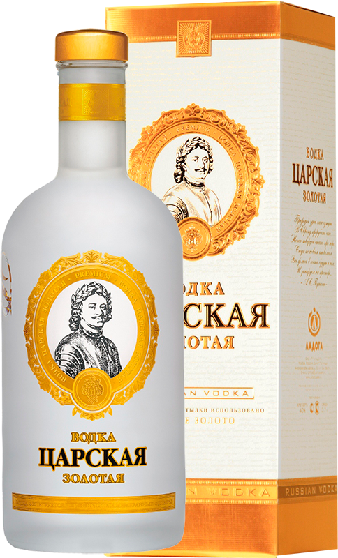 Водка Царская, Золотая, в п/у, 0.7 л. купить водку в Москве, цена 990 ...
