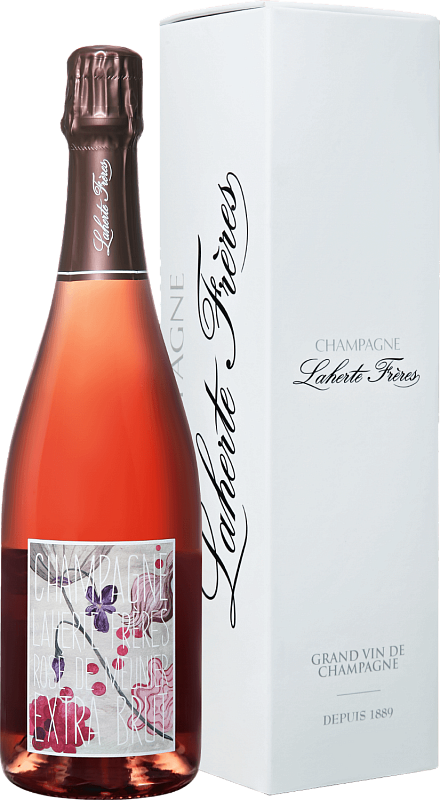 Игристое вино Laherte Freres, Rose de Meunier, Extra Brut, in gift box ...