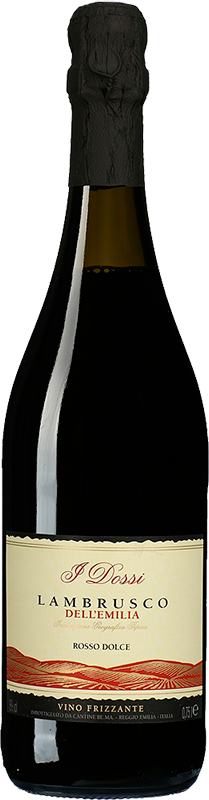 Игристое вино I Dossi, Rosso Dolce, Lambrusco dell'Emilia купить И ...