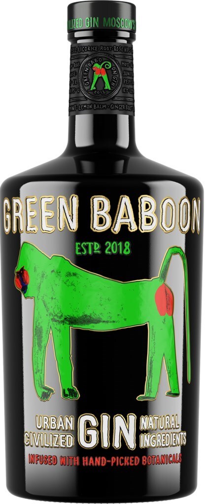 Джин Green Baboon, 0.7 л. купить джин в Москве, цена 850 рублей в ...
