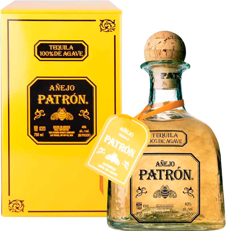 Текила Patron, Anejo, in gift box, 0.75 л. купить текилу в Москве, цена ...