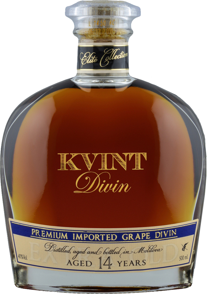 Бренди Kvint, Divin, 14 Years Old, in gift box, 0.5 л. купить бренди в ...