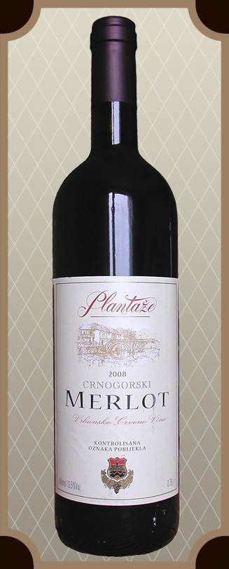 Вино Plantaze, Crnogorski Merlot (Плантаже, Мерло) купить вино в Москве ...
